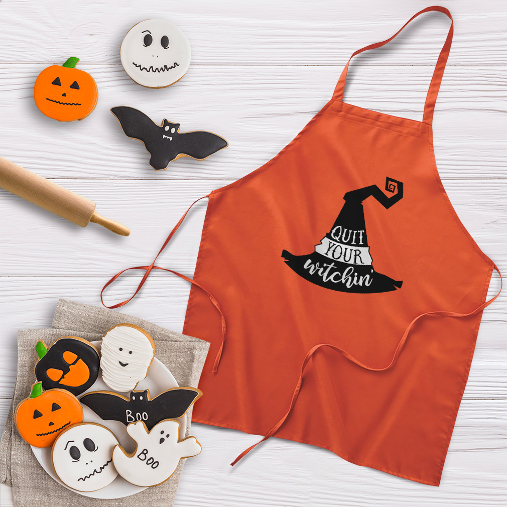 Aprons for Women & Men Quit Your Witching Style A Halloween ...
